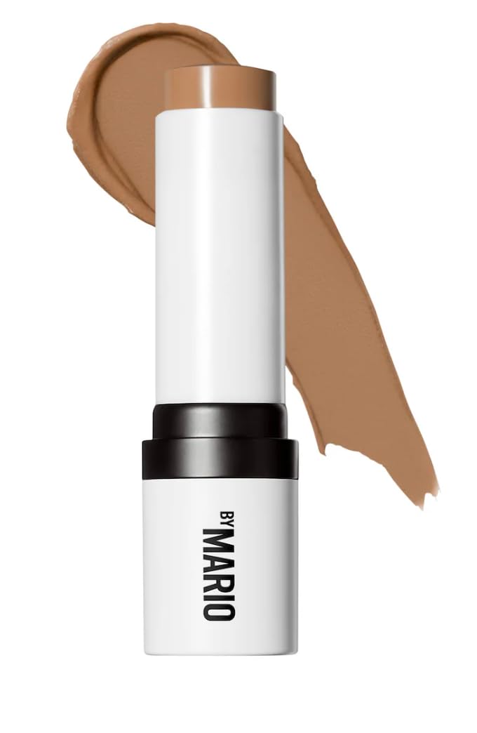 Make Up By Mario Cream Contour Stick with Buffing Brush, Dual-Ended ...
