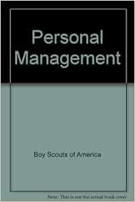 Personal Management: Boy Scouts of America: 9780839532705: Amazon.com ...