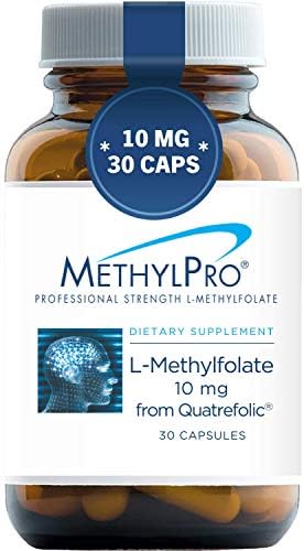 MethylPro 10mg Quatrefolic L-Methylfolate (30 Capsules) - Professional ...