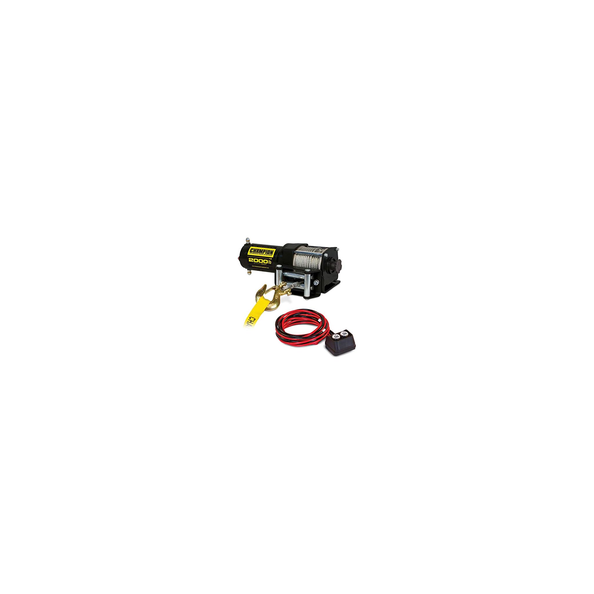 Champion Power Equipment-12003 ATV/UTV Winch Kit, 2000-lb. - The Best Winch