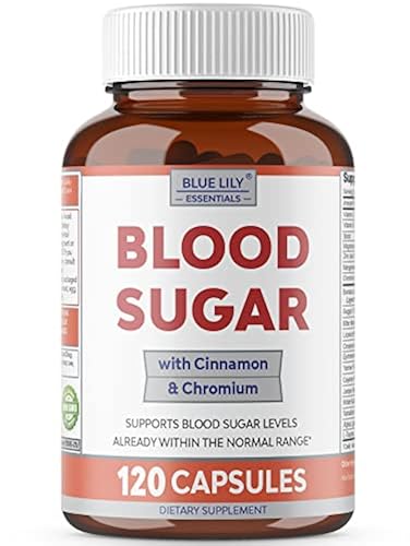Blue Lily Blood Sugar Complex - 20 Herbs & Vitamin Blend for Healthy ...