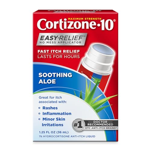 Cortizone 10 With Healing Aloe Easy Relief Applicator 1.25 oz., Maximum ...