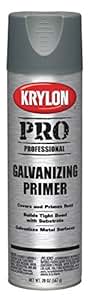 Krylon K05872 Professional Primer, Galvanizing Primer, 20 Ounce - Spray ...