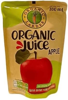 Organic Larder Apple Juice, 200 ml price in Saudi Arabia | Amazon Saudi ...