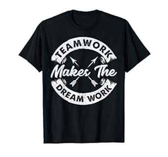 Amazon.com: Teamwork Makes The Dream Work Team Motivational Gift Sport ...