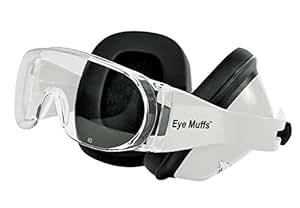 Amazon.com: Eye Muffs = Combined Eye and Ear Protection (Bright White ...