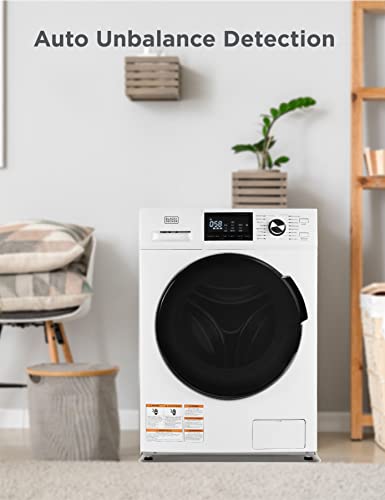 BLACK+DECKER Front Load Washer, 2.7 Cu. Ft. Compact Washing Machine ...