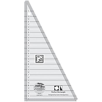 Amazon.com: Dritz Quilt Sense Wonder Triangles Ruler, 8 Sizes
