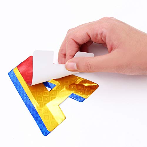 ArtSkills 2.5" Poster Letters and Numbers, A-Z and 0-9, Assorted, Holographic Colors, 228-Count ...