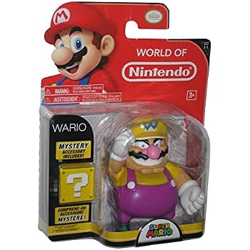 Amazon.com: World of Nintendo 91445 4" Waluigi with Coin Action Figure ...
