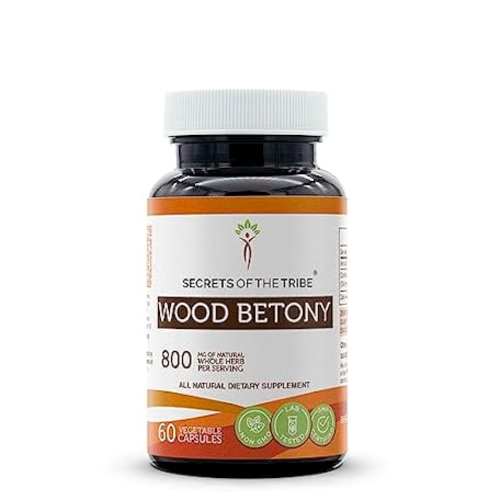 Mua Secrets of the Tribe Wood Betony 60 Capsules, 800 mg, Wood Betony ...