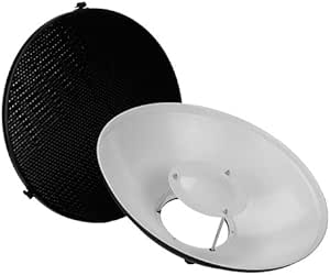 Fotodiox 10DISH-16-AB-kit 16-Inch Pro Beauty Dish Kit with Honeycomb ...