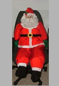 Amazon.com : 4 1/2 Ft. Stuffable Santa Claus CHRISTMAS YARD OUTDOOR ...