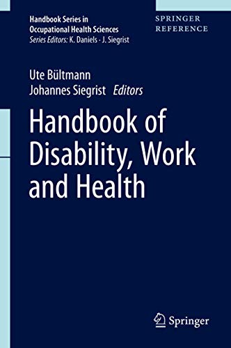 Handbook of Disability, Work and Health (Handbook Series in ...