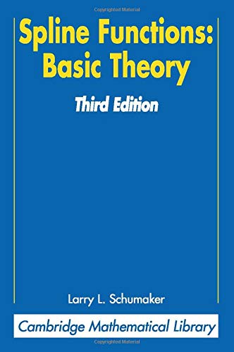 Amazon.com: Spline Functions: Basic Theory (Cambridge Mathematical Library): 9780521705127 ...