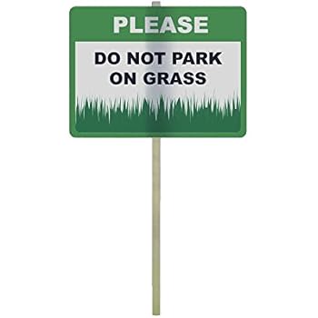 Amazon.com : Keep Off Grass Signs - Do Not Walk on Lawn Sign : Office ...