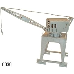 Dapol Model Railway Dockside Crane Plastic Kit - OO Scale 1/76: Amazon ...