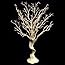 Pre Lit White Maple Leaf Tree (1.5m) with 150 White LED's: Amazon.co.uk ...
