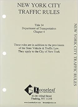 NYC Traffic Rules: 9780930137489: Books - Amazon.ca