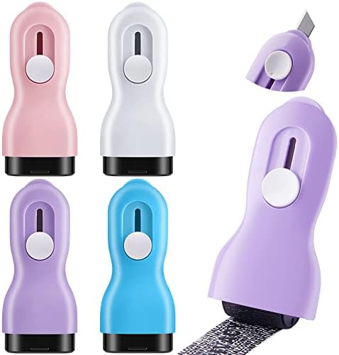 4 Pcs Identity Protection Roller Stamps Confidential Security Roller ID ...