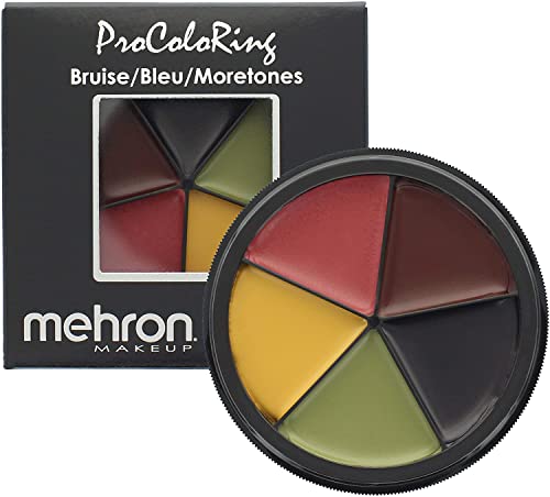 Mehron Makeup ProColoRing Bruise 5 Color Wheel for Special Effects ...