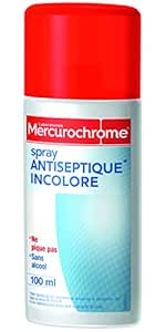 Amazon.com : Mercurochrome Colorless Antiseptic 100ml : Skin Care ...