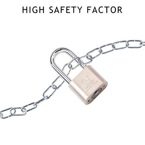 Locks with Keys 2 Pack, Katfort 1-9/16-inch(40mm) Padlock with 4 Keys ...