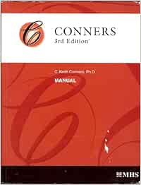 Conners 3rd Edition : C. Keith Conners, Ph.D.: Amazon.es: Libros