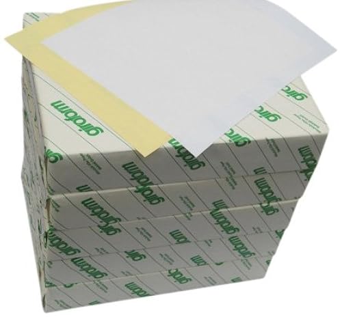 Carbonless Paper 2-Part 5 Reams / 2500 Sheets (1250 sets) Bright White ...