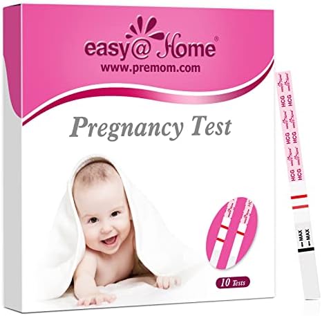 Easy@Home Pregnancy Test Strips Kit: 10 Pack HCG Test Strips - Early ...