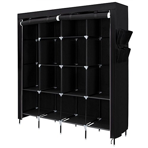 SONGMICS 67" Clothes Closet Portable Wardrobe Clothes Storage