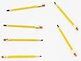 Amazon.com: Dollhouse Miniature Pencils, 6 Pack: Toys & Games
