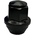 Amazon.com: Kadrick 1 pcs M12x1.5 Lug Nuts,One-Piece Solid Black OEM ...