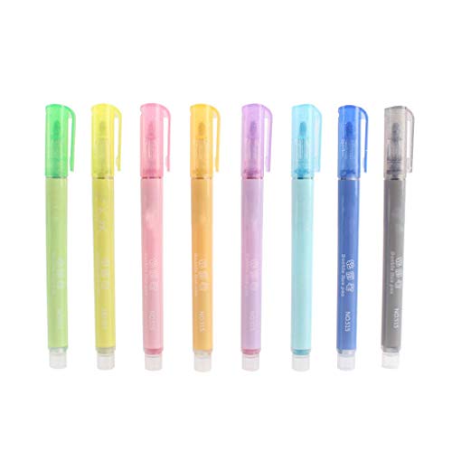 Ywoow 🍀 Drawing Double Line Outline Pen Highlighter Marker Pen 8 Colors ...