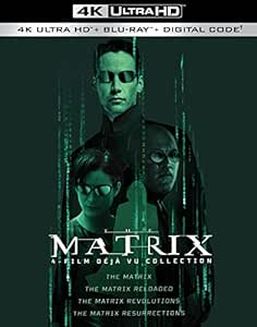 Amazon.com: Matrix, The 4-Film Déjà vu Collection (4K UHD + BD ...