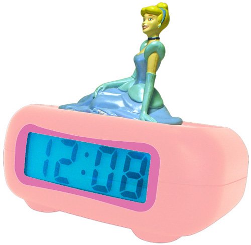 Disney Princess 4in Wake Up Cinderella Alarm Clock with Digital Display ...