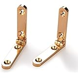 Solid Brass Side Rail Hinges - Cabinet And Furniture Hinges - Amazon.com
