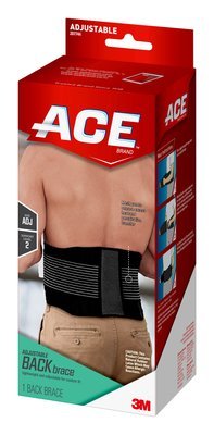 Ace(TM) Back Brace 207744, One Size Adjustable: Amazon.com: Industrial ...
