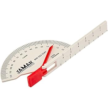 Amazon.com: Ever Ready First Aid Plastic 12" Goniometer 360 Degree ISOM ...