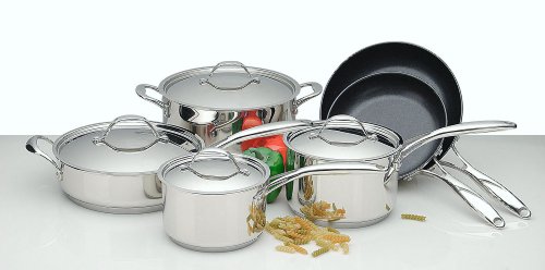 Bodeux France 10 Piece Cookware Set (RSVP-10S) | Amazon price tracker ...