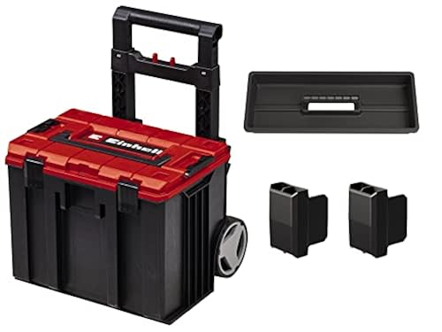Einhell E-Case L Tool Storage Case With Wheels And Telescopic Handle ...