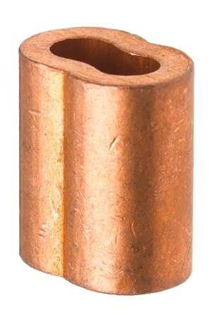 Brass Crimping Loop Sleeve for 0.024" Diameter Wire Rope and Cable ...