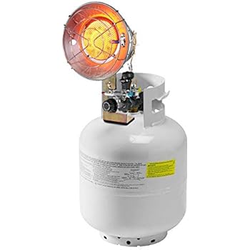 Amazon.com: COSTWAY 360 Degrees Propane Tank Top Heater, 35,000-42,000 BTU Portable Propane ...