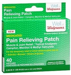 Amazon.com: Walgreens Pain Relieving Patch Medicated, 40 ea