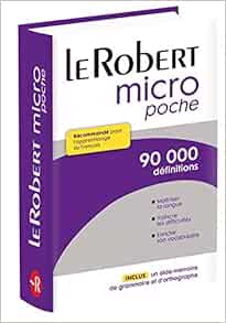 Amazon.com: Dictionnaire Le Petit Robert Micro Poche (French Edition ...