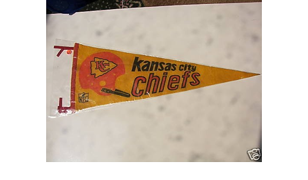 Vintage NFL Kansas City Chiefs Pennant - munimoro.gob.pe