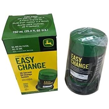 Amazon.com : John Deere Easy Change Oil System AUC12916 E120 E130 E150 ...