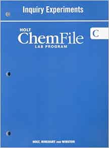Amazon.com: Holt Modern Chemistry: Workbook, Student Edition Inquiry ...