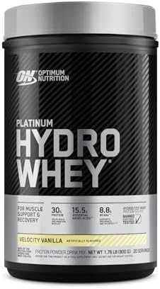 Optimum Nutrition (ON) Platinum Hydrowhey Protein Powder, 30 Grams of ...
