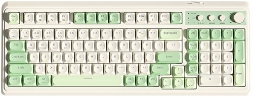 AULA S99 Gaming Keyboard, Wireless Computer Keyboards, Tri-Mode ...